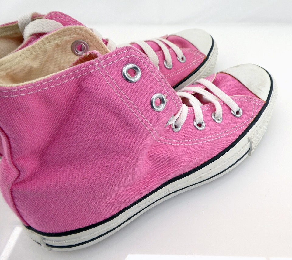 Converse Shoes Chuck Taylor All Star Hi Pink Sneakers Mismatch Womens 7 ...