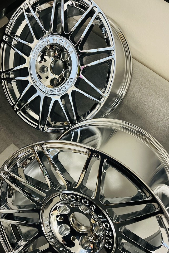 Vanderhall Carmel CUSTOM CHROME WHEELS 2016 -23 OEM RIMS R10x10 F18x8 ...