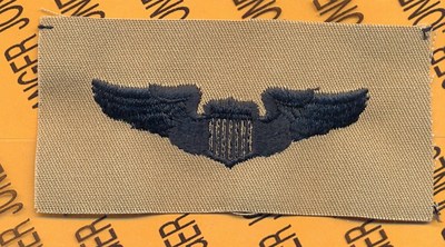 USAF Air Force Basic Pilot Aviation Desert Black wing cloth patch | eBay