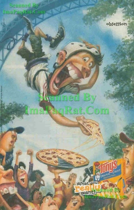 Obsession Cartoon Pizza