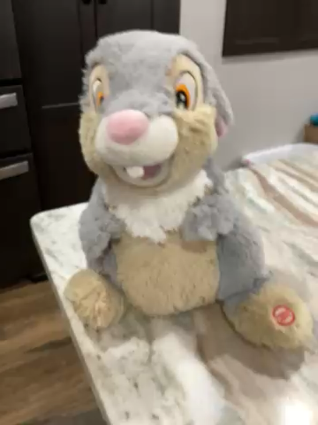 DISNEY HALLMARK Plush TALKING THUMPER BAMBI Press Left Foot | eBay