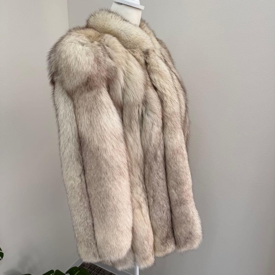 Saga Fox Silver Tag Long Sleeve Overcoat Fur Women's From Japan | eBay