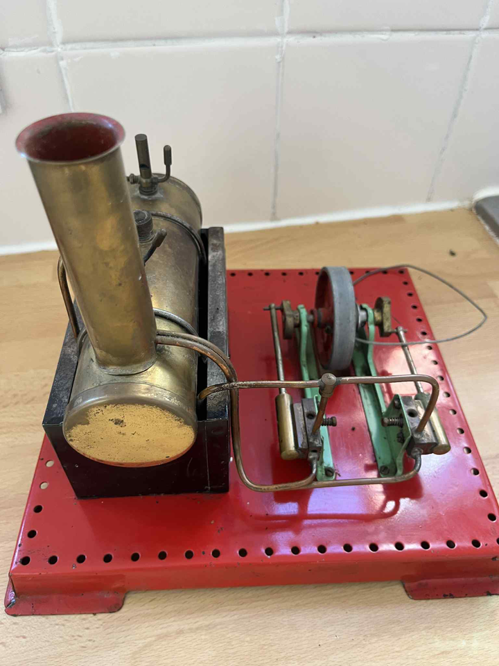 Mamod SE3 Twin Cylinder Steam Engine – Vintage Static Model with Burner ...