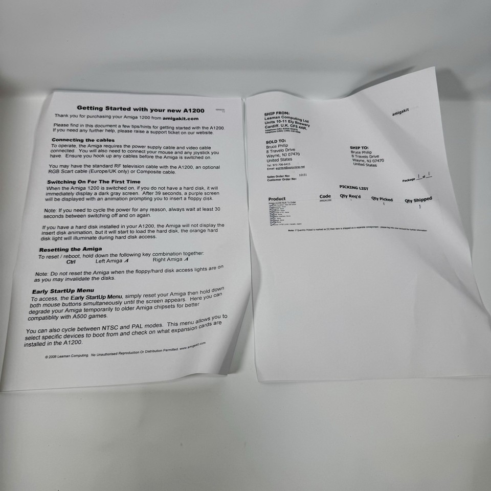 Commodore Amiga A1200 in Amiga Magic Box Untested AS IS But Powers On ...