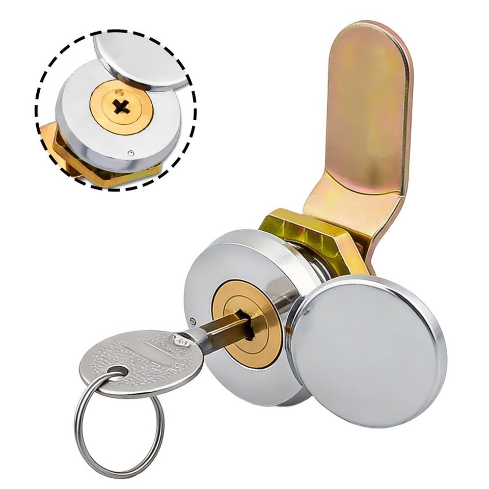 Cross Shaped Rotating Zinc Alloy Lock for Electrical Cabinets Control ...