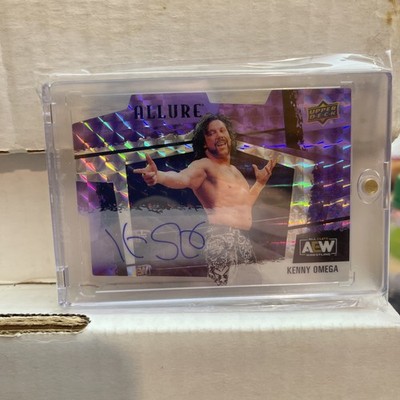 2022 AEW Upper Deck Allure Kenny Omega #122 Purple Diamond Auto 3/10 | eBay