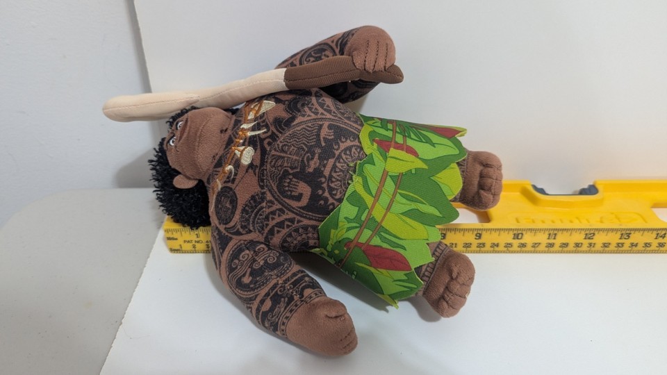 Disney Moana MAUI Demi God 9" Plush Doll Detailed Tattoos & Hook EUC | eBay