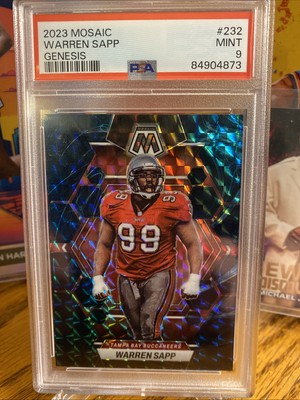 2023 Mosaic Genesis🔥 Warren Sapp 🔥 PSA Mint 9!🔥🔥🔥🔥 | eBay