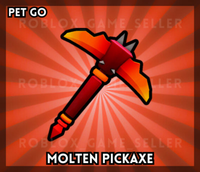 Pets Go! - | Molten Pickaxe | SAME DAY DELIVERY | eBay
