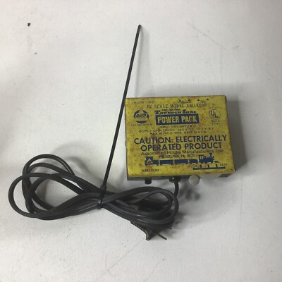 Vintage! AHM Model Train 70203 Thunder Line Power Pack Transformer HO ...