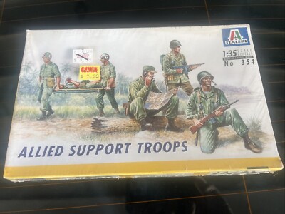 ITALERI kit# 354, 1:35 scale, Allied Support Troops, 1996 release | eBay