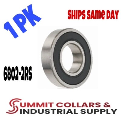 6802-2RS Premium seal bearing 6802 ball bearings 6802 RS ABEC3 ...
