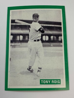 One Year Winners Baseball Card Single #12 Tony Roig (Senators) | eBay