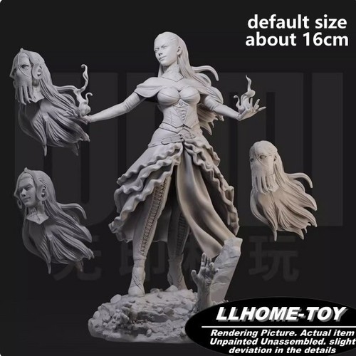 Game Liliana Vess Dark Witch Resin 3D Print GK Figure DIY Model ...