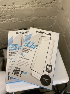 BodyGuardz Pure2 iPhone X XS Glass Screen Protector - Clear | eBay
