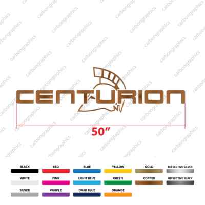 50” Centurion Boat Logo Decal Sticker | eBay