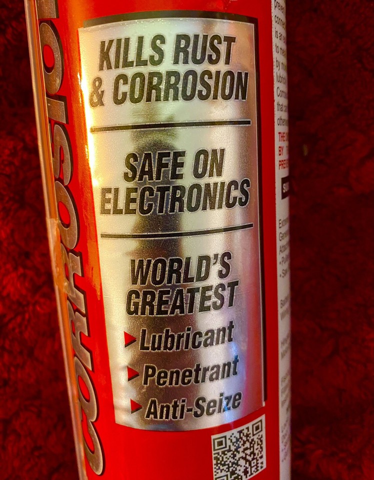 CorrosionX Anti-Rust/Lubricant, kills Rust & Corrosion, Electronics ...