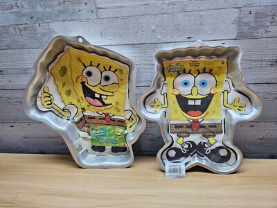SPONGEBOB SQUAREPANTS WILTON CAKE PANS - SET OF 2 | eBay