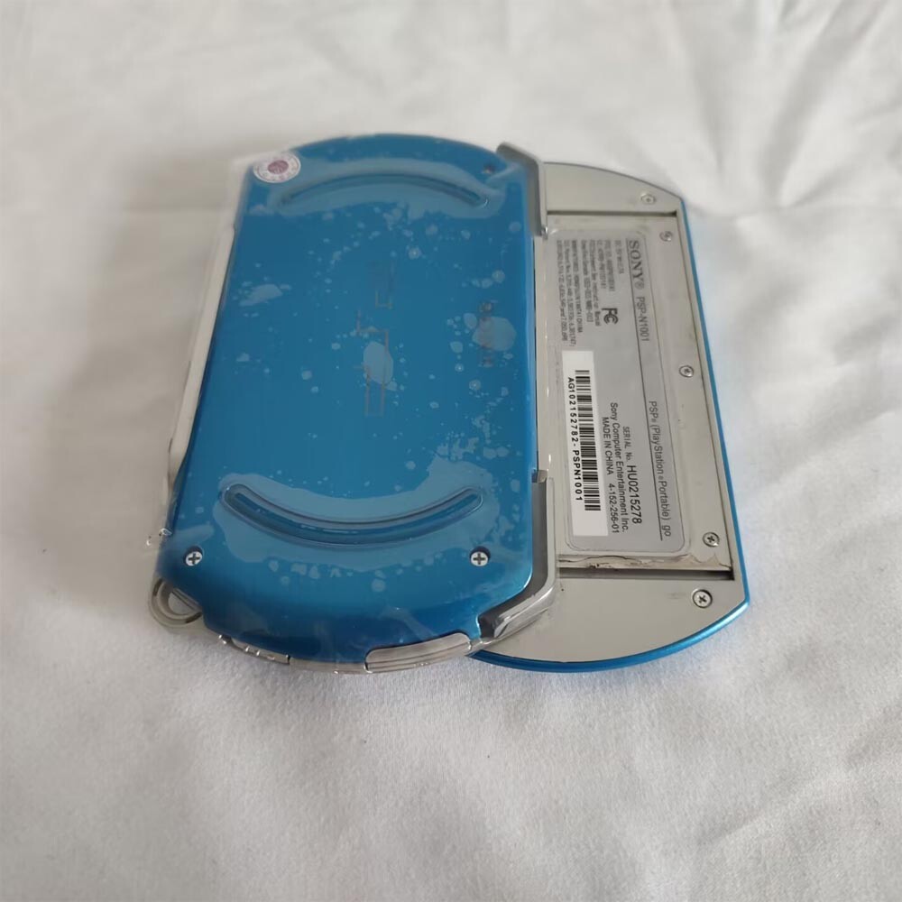New shell Sony PSP GO console Blue with Charger PSP-N1001 Screen with ...