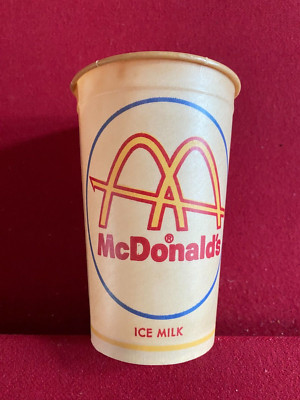 1960's, McDonald's, "Un-Used", Slash Logo (16oz) Shake Cup (Scarce ...