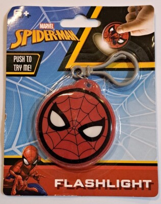 NEW Marvel Spiderman Portable Clipable LED Flashlight Ages 6+ | eBay