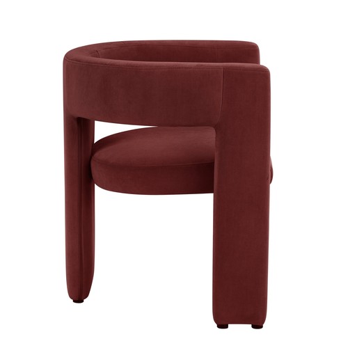 Dusk Quinn Rust Matte Velvet Chair RRP £169 | eBay UK