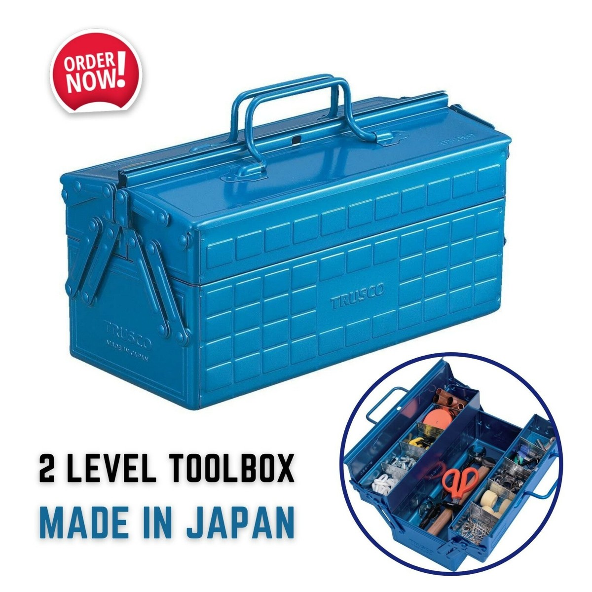 Weatherproof Metal Tool Boxes 95cm Aluminium Tool Box | 70 Litre