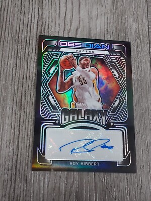 ROY HIBBERT 2021-22 OBSIDIAN GALAXY AUTOGRAPHED CARD GA-ROY.#46/149. | eBay
