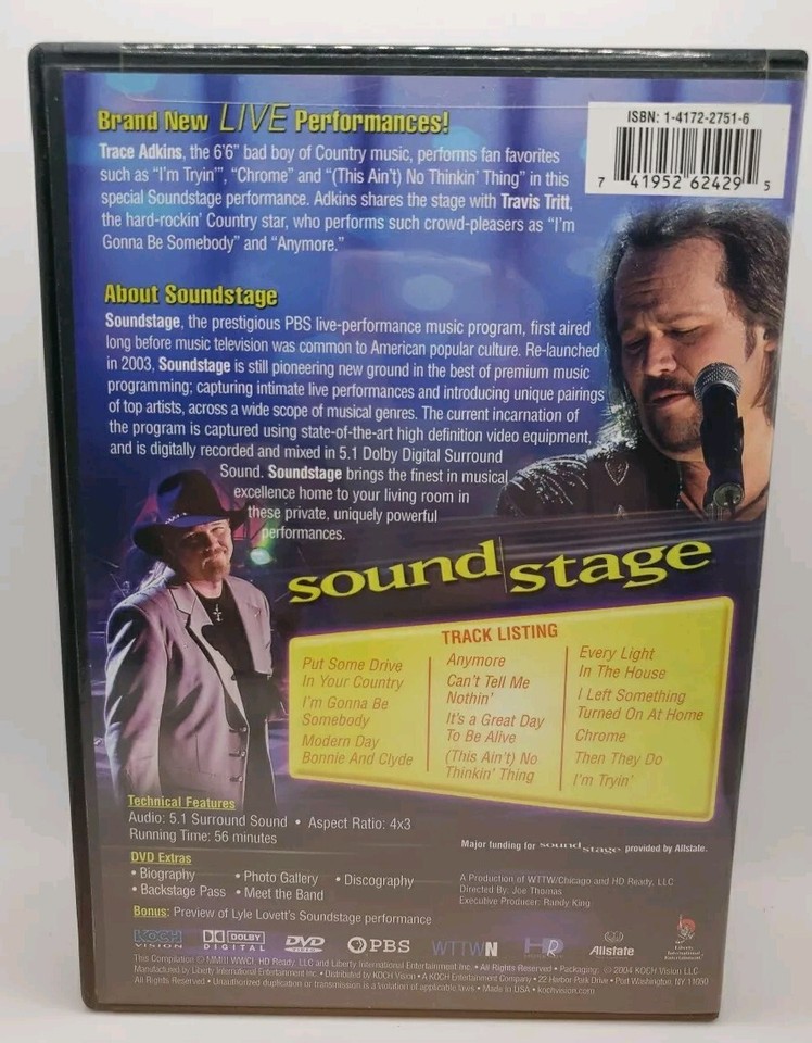 Soundstage Presents - Trace Adkins Travis Tritt Live In Concert - PBS ...