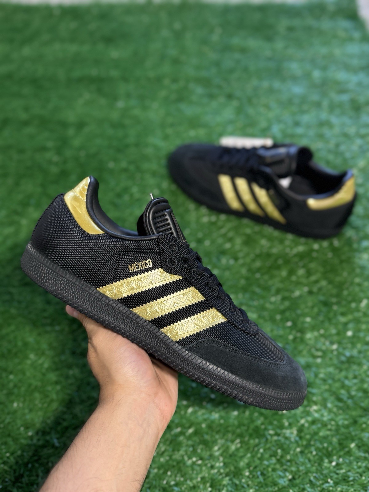 Adidas Men's Samba 2025 Mexico Kit Size 11 Black Gold JH5656 | eBay