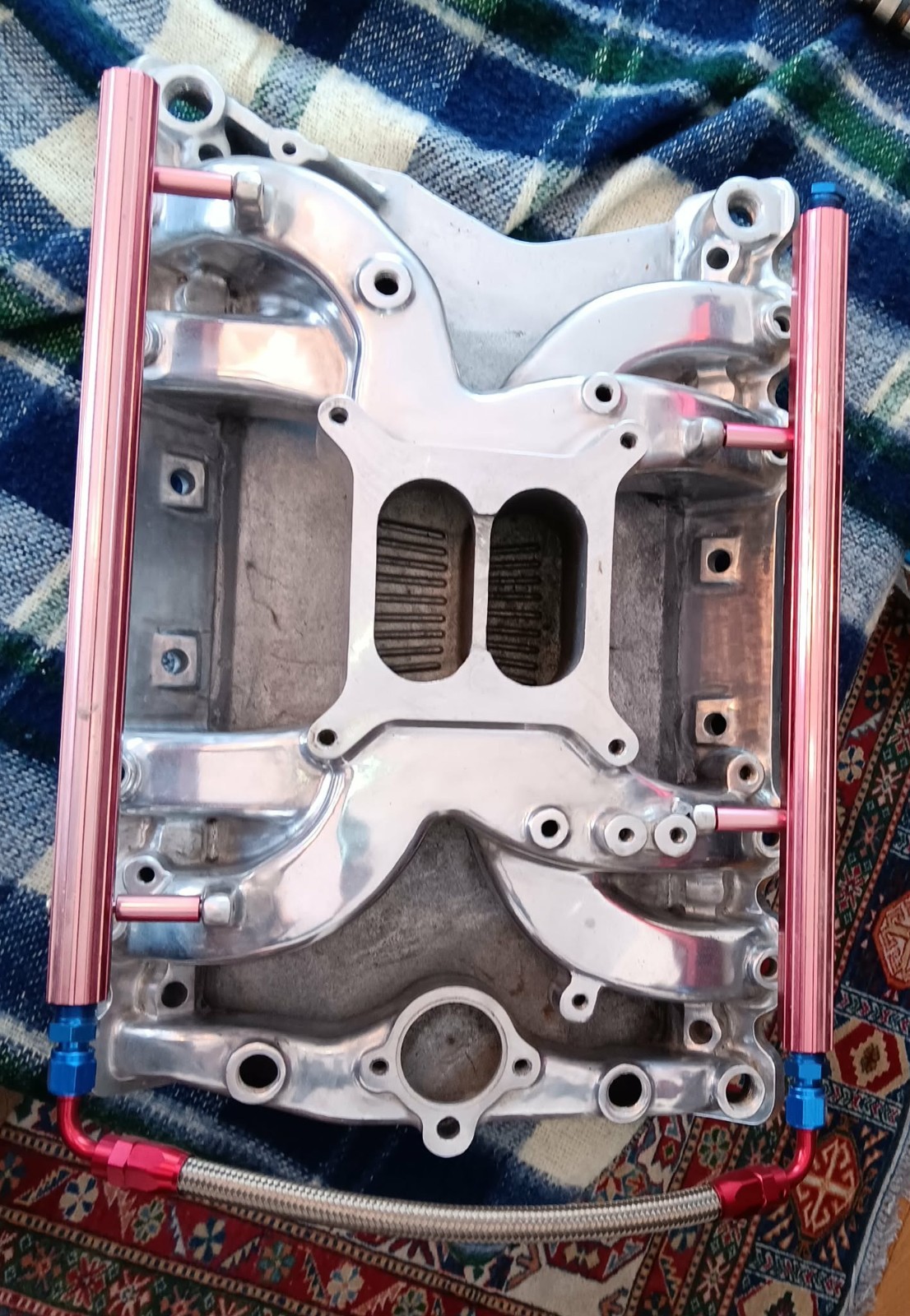 Oldsmobile 455 Air Gap Fuel Injection Intake Manifold | eBay