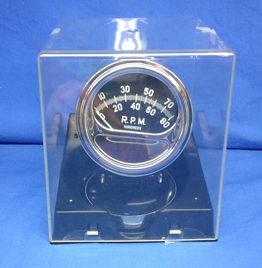 Sunpro Retro Sun FZ88R 3-3/8" 8,000 RPM Tachometer Day 2 Hot Rod Tach ...