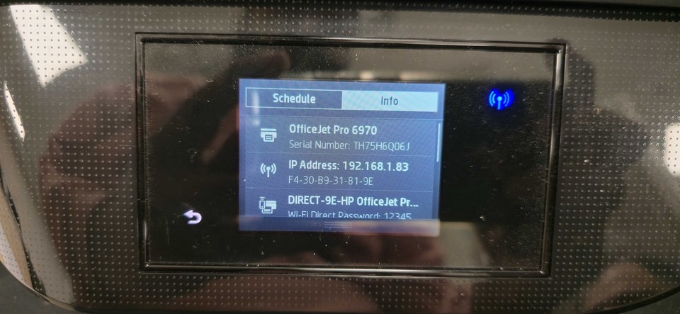 HP OfficeJet Pro 6970 All-in-One Wireless Colour Inkjet Printer | eBay UK
