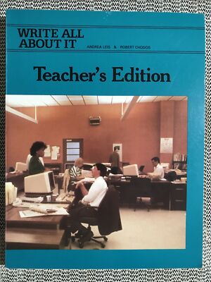 Write All About It ~ Teacher’s Edition By Leis, Andrea; Chodos, Robert ...