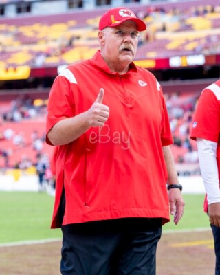 Andy Reid Color 8x10 Chiefs Unsigned Photo. Free Shipping! | eBay