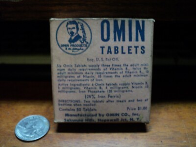 ANTIQUE OMIN TABLETS QUACK MEDICINE | eBay