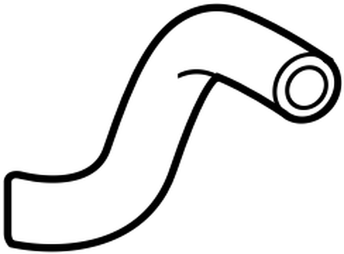 16571-21020 Toyota Hose, radiator, inlet 1657121020, New Genuine OEM ...