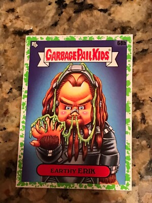 GARBAGE PAIL KIDS INTERGOOLACTIC # 68b EARTHY ERIK GREEN BOOGER CARD | eBay