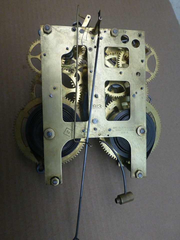 Vintage Gilbert Front Mount Mission Wall Clock Movement - BEST OFFER ...
