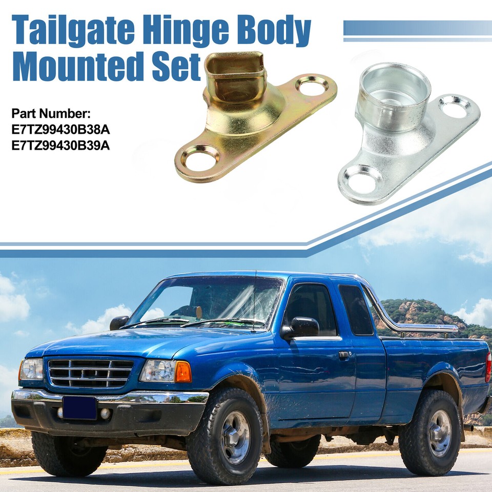 Tail Gate Tailgate Hinges Set of 2 Driver & Passenger Side for Truck ...