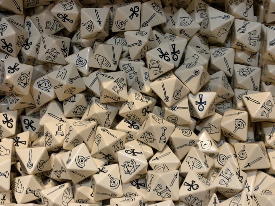 Virtue D8 (Eight Sided) Custom Symbol Dice AKA The VD8 Dice - PER ...