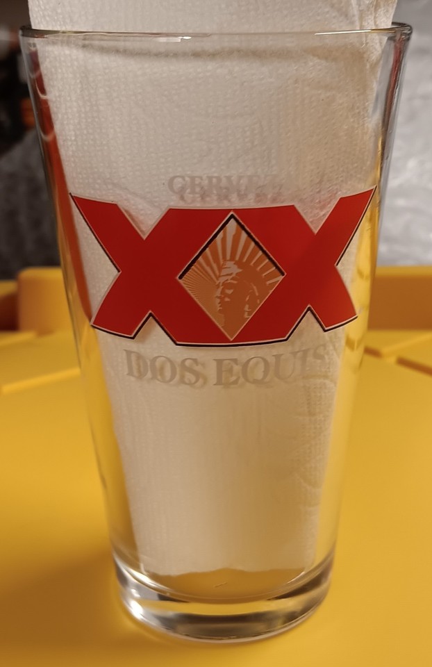 Dos Equis XX Cerveza 16 Oz Millennium Pint Beer Lager Glass Barware ...