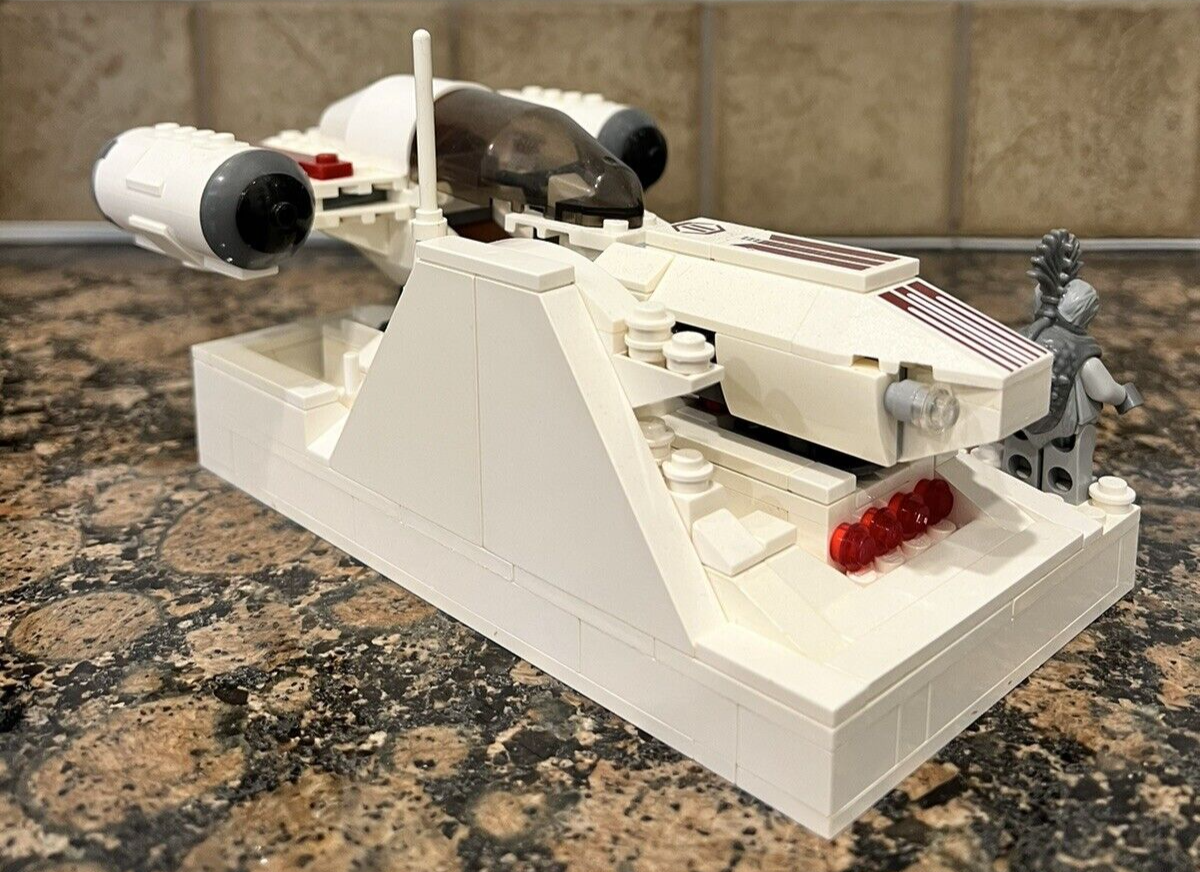 Lego 8085 Star Wars Freeco Speeder & Custom Hoth Landscape Base Thi-Sen ...
