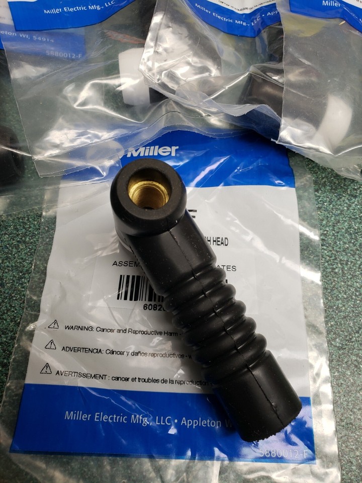 1x Miller Weldcraft 17F Torch Head Flex 150A A/C 90 Degree | eBay