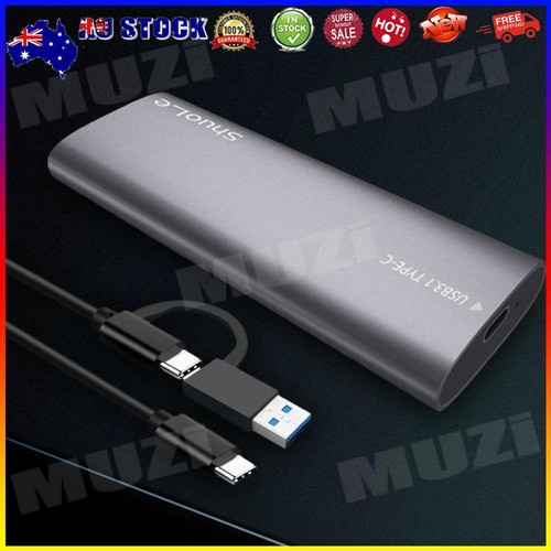 M.2 NVME M2 SSD Enclosure M-Key Hard Disk Case for PC Laptop (grey-CCA ...