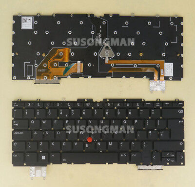 New UK backlit Keyboard For Lenovo Thinkpad Z13 GEN 1 21D2 21D3 2022 No ...