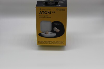 Audien Atom One Rechargeable OTC Hearing Aids New Open Box 🎧 | eBay