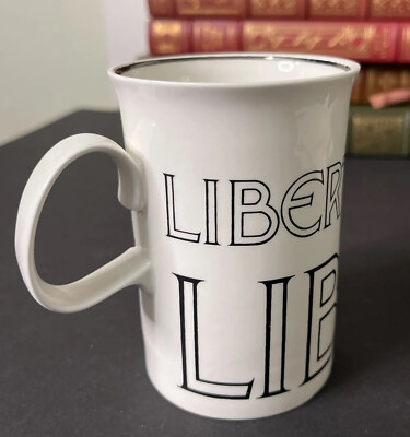 Mug Liberty of London Liberty Text Coffee Mug M6 | eBay