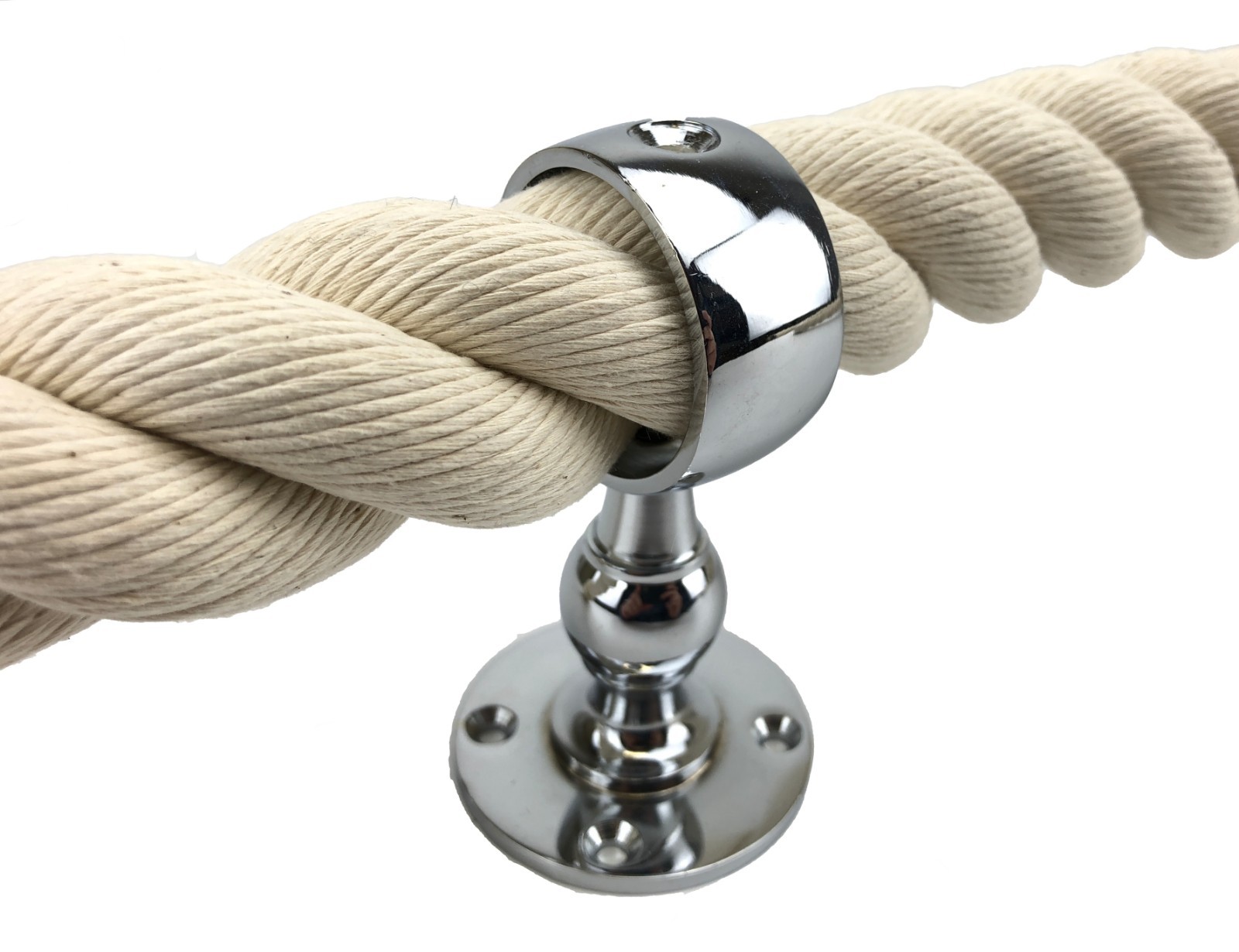 Natural Cotton Bannister Stair Handrail Ropes - Choose Diameter Length ...