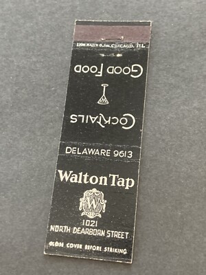 Vintage Matchbook: “Walton Tap” | eBay